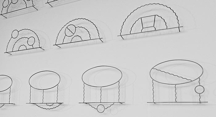 Feynman Diagrams, Edward Tufte sculptures and exhibits - Edward Tufte