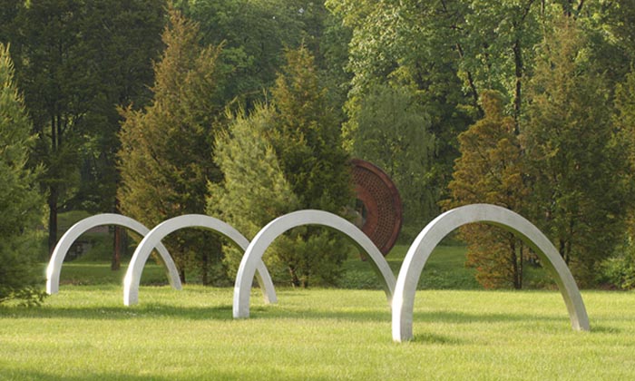 Spring Arcs, an ET landscape sculpture - Edward Tufte