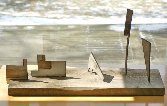 Table sculptures - Edward Tufte
